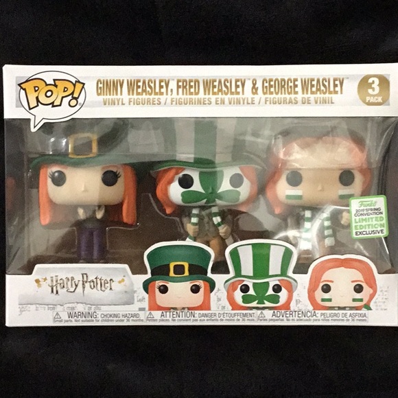 Funko | Toys | Pop Funko Weasley Quidditch 3 Pack Nwt Nib | Poshmark